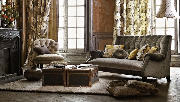 Idée déco salon de style anglais pour atmosphère élégante
