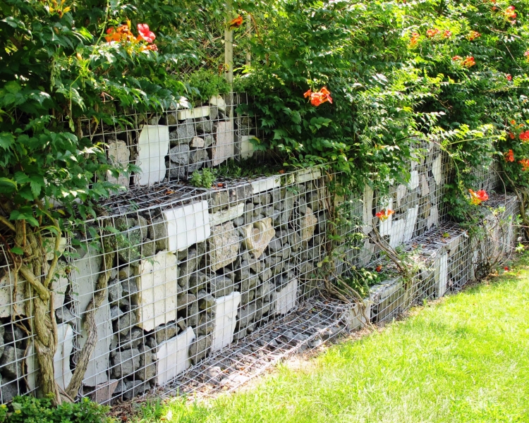 Mur et clôture gabion: idées pour le jardin en 33 photos!