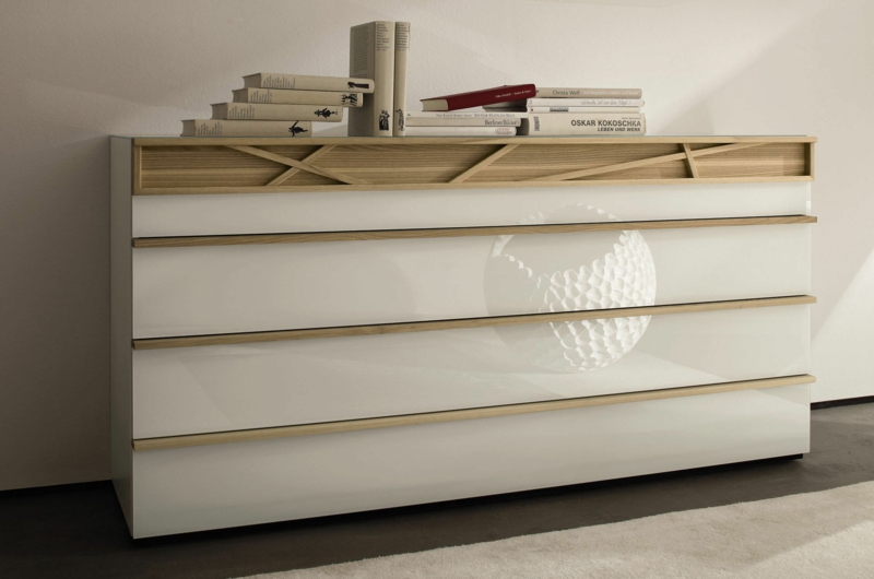 Buffet blanc laqué design en 14 idées modernes et élégantes
