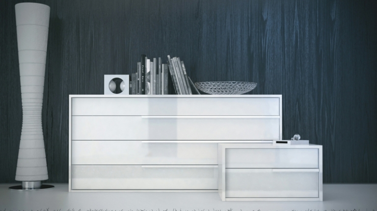 Buffet blanc laqué design en 14 idées modernes et élégantes