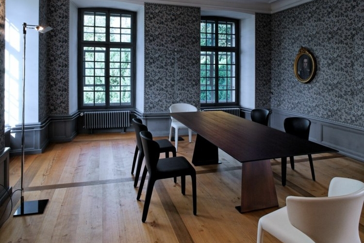 Salle à manger moderne et sombre – 50 idées élégantes