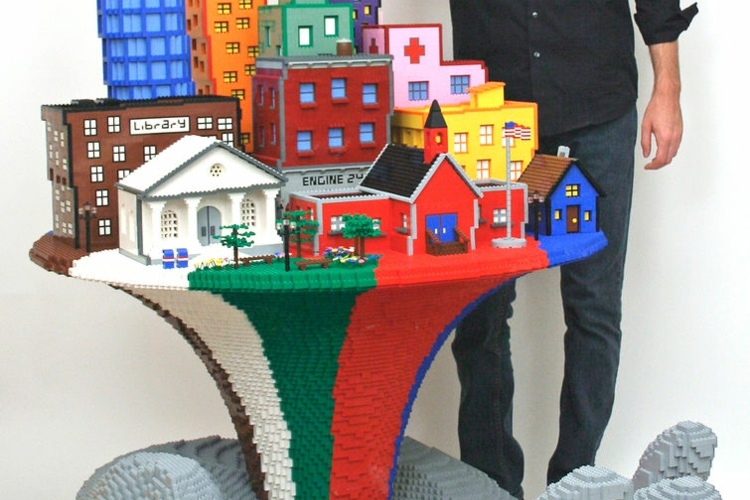 Sculpture Lego par Nathan Sawaya - 50 créations fascinantes