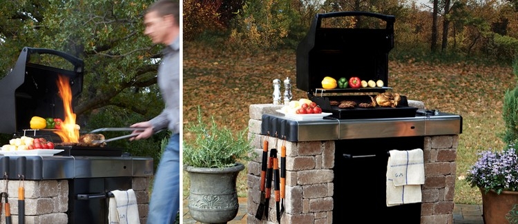 Barbecue en pierre pour équiper la cuisine d'été en 35 idées originales ...