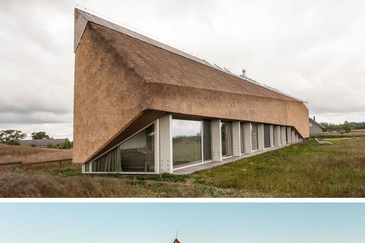 Toit de chaume – élément de l’architecture moderne unique en son genre