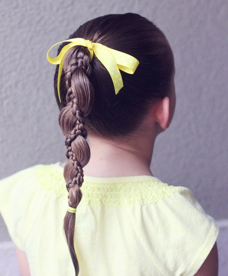 Quelle coiffure fillette choisir pour l'école? 50+ idées chics et ...
