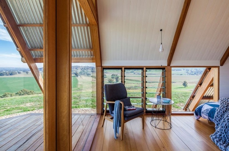 Maison pyramide - une véritable tente de luxe située en Australie rurale!