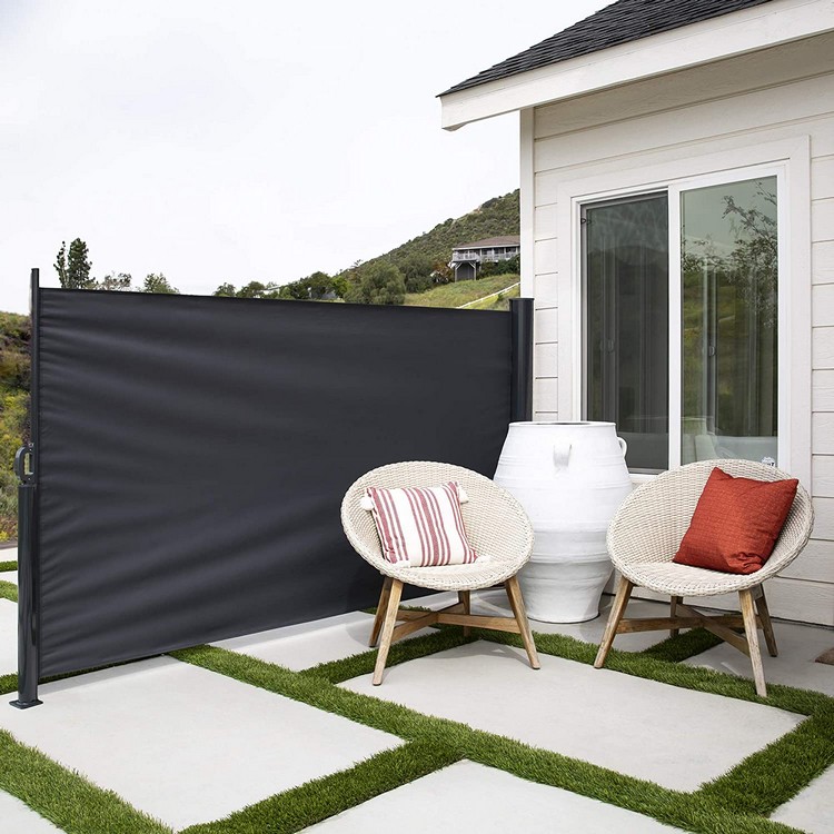 Paravent extérieur terrasse - les panneaux en bois ingénieux