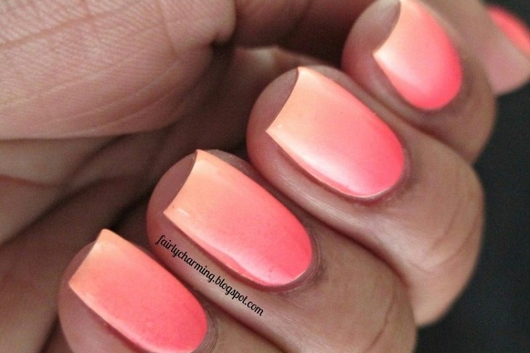 Ongle Gel Corail Deco