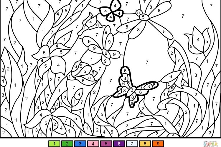 Coloriage adulte numéroté à imprimer gratuitement : + 20 idées ...