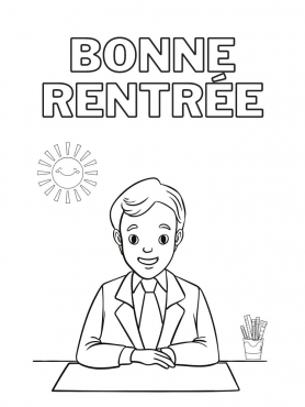 Coloriage rentrée scolaire : 20 pages pour les enfants de tout âge à ...